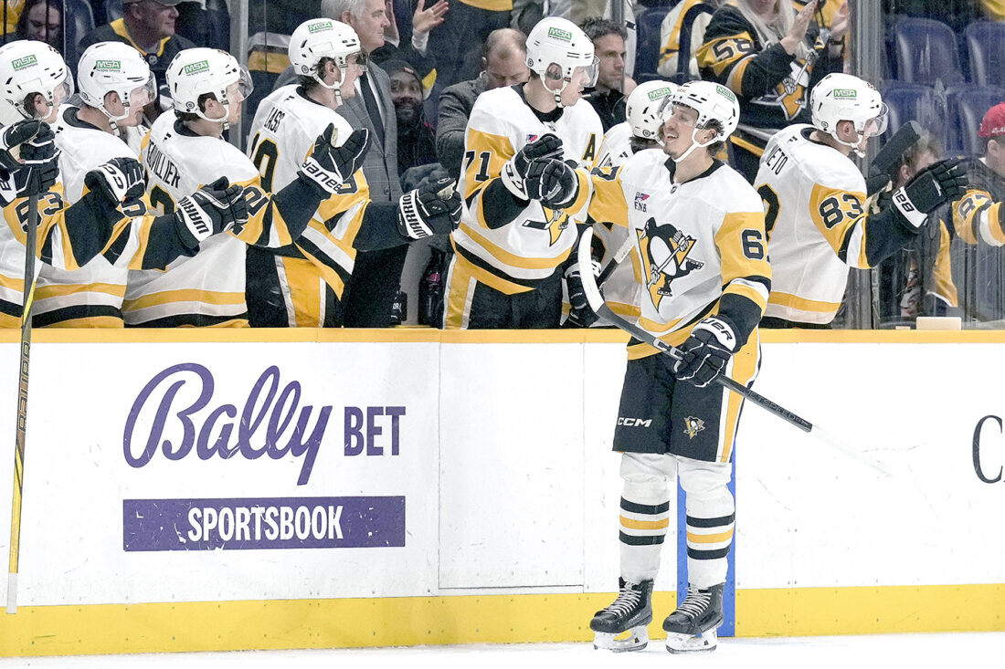 Rust scores twice to lead Penguins over Predators 5-4 | News, Sports ...